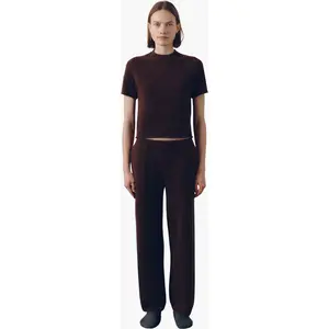 ALL MY LOVE Kayla Cashmere Pants - Espresso