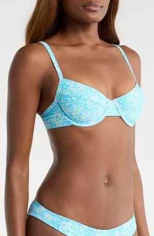 KULANI KINIS Ditzy Underwire Bikini Top - Stargaze