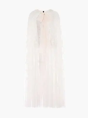 NEEDLE & THREAD Scatter Blossom Hooded Long Cape