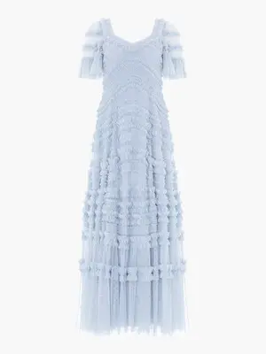 NEEDLE & THREAD Amara Ruffle Gown