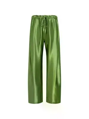 Khaite Palazzo Trousers - Green
