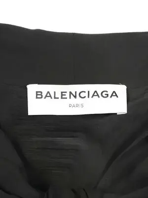 Balenciaga Chiffon Bowtie Dress