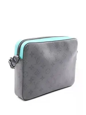LOUIS VUITTON Messenger Monogram Shoulder Bag - Grey