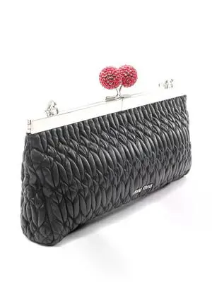 Miu Miu 2010s Matelassé Chain Clutch