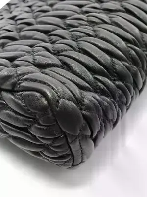 Miu Miu 2010s Matelassé Chain Clutch