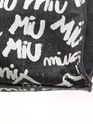 Miu Miu 2010s Logo-plaque Tote