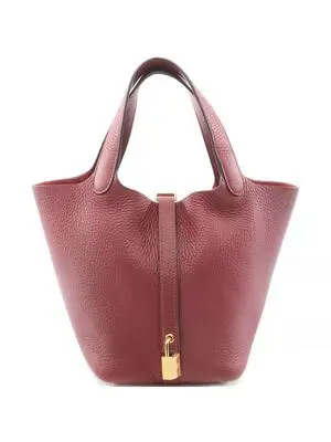 Hermès 2024 Picotin Lock Tote Bag - Red