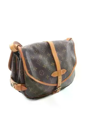 LOUIS VUITTON 1995 30 Saumur Monogram Shoulder Bag
