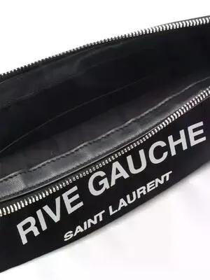 Saint Laurent 2010s Rive Gauche Clutch - Black