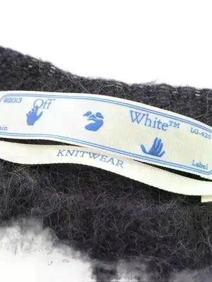 Off-White 2010s Crew Neck Knit Sweater