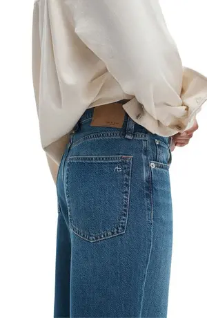Rag & Bone Featherweight Andi Ankle Wide-leg Jeans - Millerton