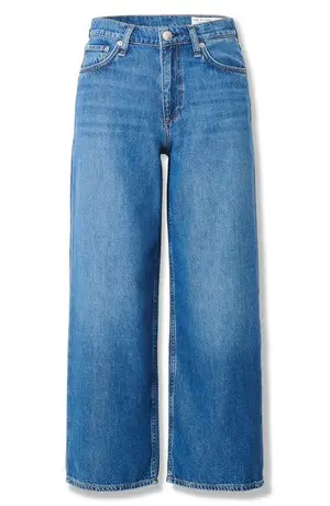 Rag & Bone Featherweight Andi Ankle Wide-leg Jeans - Millerton