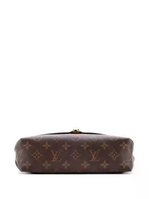 LOUIS VUITTON Saint Placide Handbag Monogram Canvas And Leather Shoulder Bag - Brown