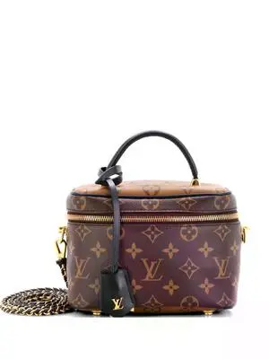 LOUIS VUITTON Vanity Handbag Reverse Monogram Canvas Pm Satchel