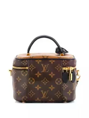 LOUIS VUITTON Vanity Handbag Reverse Monogram Canvas Pm Satchel
