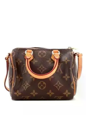 LOUIS VUITTON Speedy Bandouliere Nano - Brown
