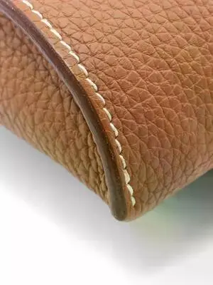Hermès 2024 Vid Posh Togo Leather Shoulder Bag - Brown