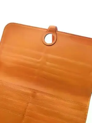 Hermès 2019 Dogon Bi-fold Long Leather Wallet - Orange