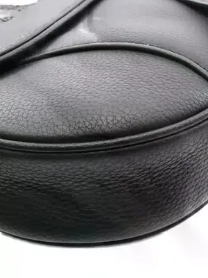 Dior 2010s X Erl Leather Saddle Bag