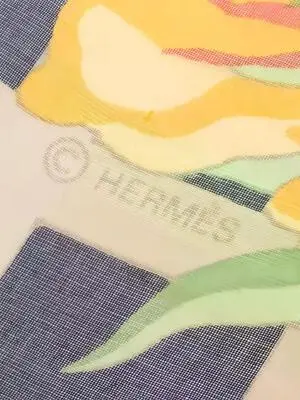 Hermès 2010s Roseraie Scarf