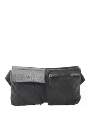 Gucci Gg Canvas Body Bag - Black