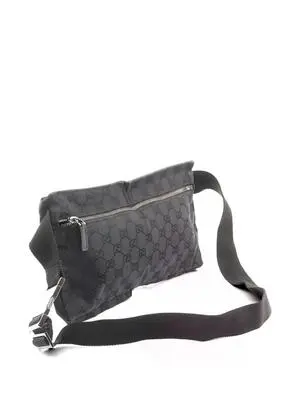 Gucci Gg Canvas Body Bag - Black