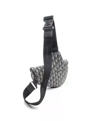 Dior 2010s Saddle Oblique-jacquard Messenger Bag
