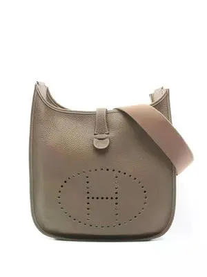 Hermès 2021 Eveline 3 Perforated-logo Leather Shoulder Bag