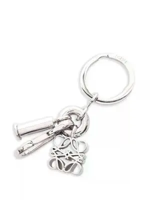 Loewe 2020s Anagram Key Ring - Silver