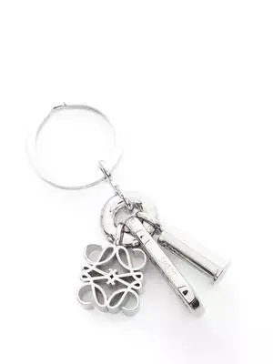 Loewe 2020s Anagram Key Ring - Silver