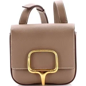 Hermès Della Cavalleria Shoulder Bag Epsom Mini - Grey