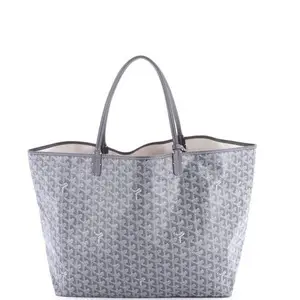 Goyard Saint Louis Tote Coated Canvas Gm - Grey