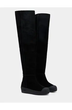Bally Curling Over-the-knee Boots