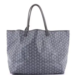 Goyard Saint Louis Tote Coated Canvas Gm - Grey