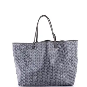 Goyard Saint Louis Tote Coated Canvas Gm - Grey