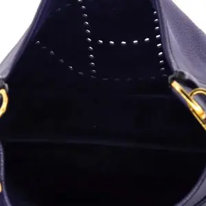 Hermès Evelyne Bag Gen Iii Clemence Pm - Bleu Encre
