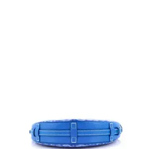 Goyard Hirondelle Shoulder Bag Coated Canvas And Leather - Blue