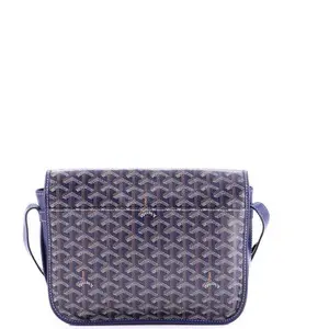 Goyard Belvedere Messenger Bag Coated Canvas Mm - Blue