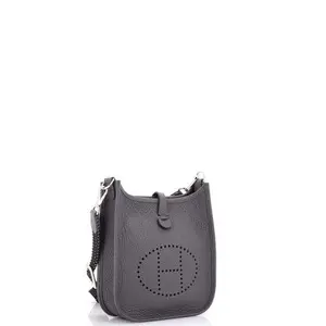 Hermès Evelyne Bag Gen Iii Clemence Tpm - Grey
