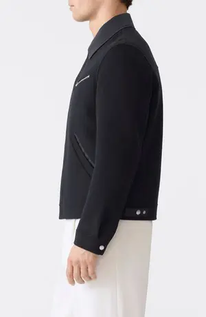 Mackage Hayes Wool Jacket - Navy