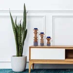 MELA ARTISANS Gramercy Pillar Candleholder Set