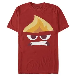 INSIDE OUT Angry Portrait T-shirt - Red