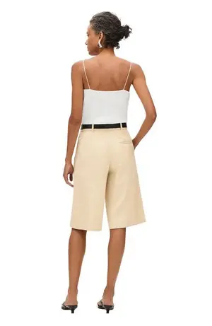 Another Tomorrow Bermuda Pant - Sand