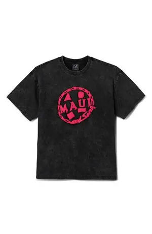 MAUI & SONS Chain Cookie Boxy Fit Cotton Graphic T-shirt