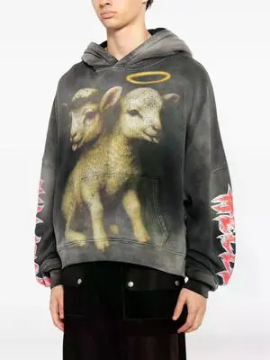 HELLSTAR Graphic Print Hoodie
