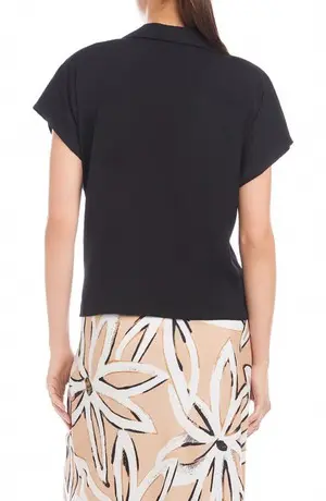 Fifteen Twenty Lilian Twist-front Shirt