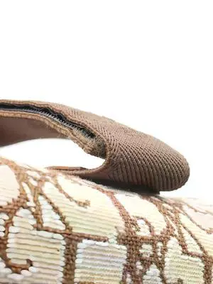 Dior X Travis Scott Cactus Jack 2000s Saddle Canvas Arm Wallet - Neutrals