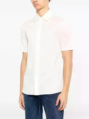 Emporio Armani Logo-embroidered Shirt