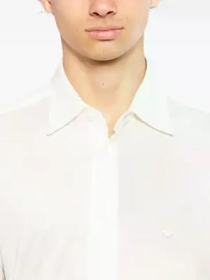 Emporio Armani Logo-embroidered Shirt