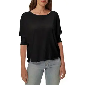 Michael Stars Selma Dolman Sleeve T-shirt - Black